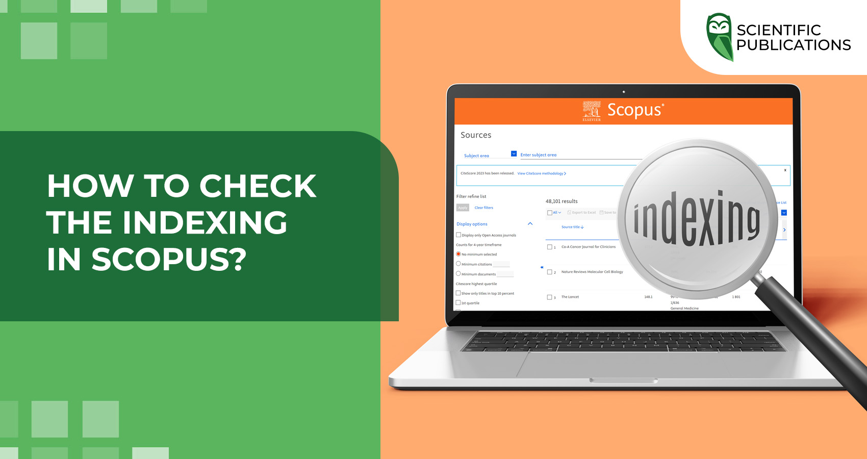 How to check the indexing in Scopus? - Blog spubl.kg